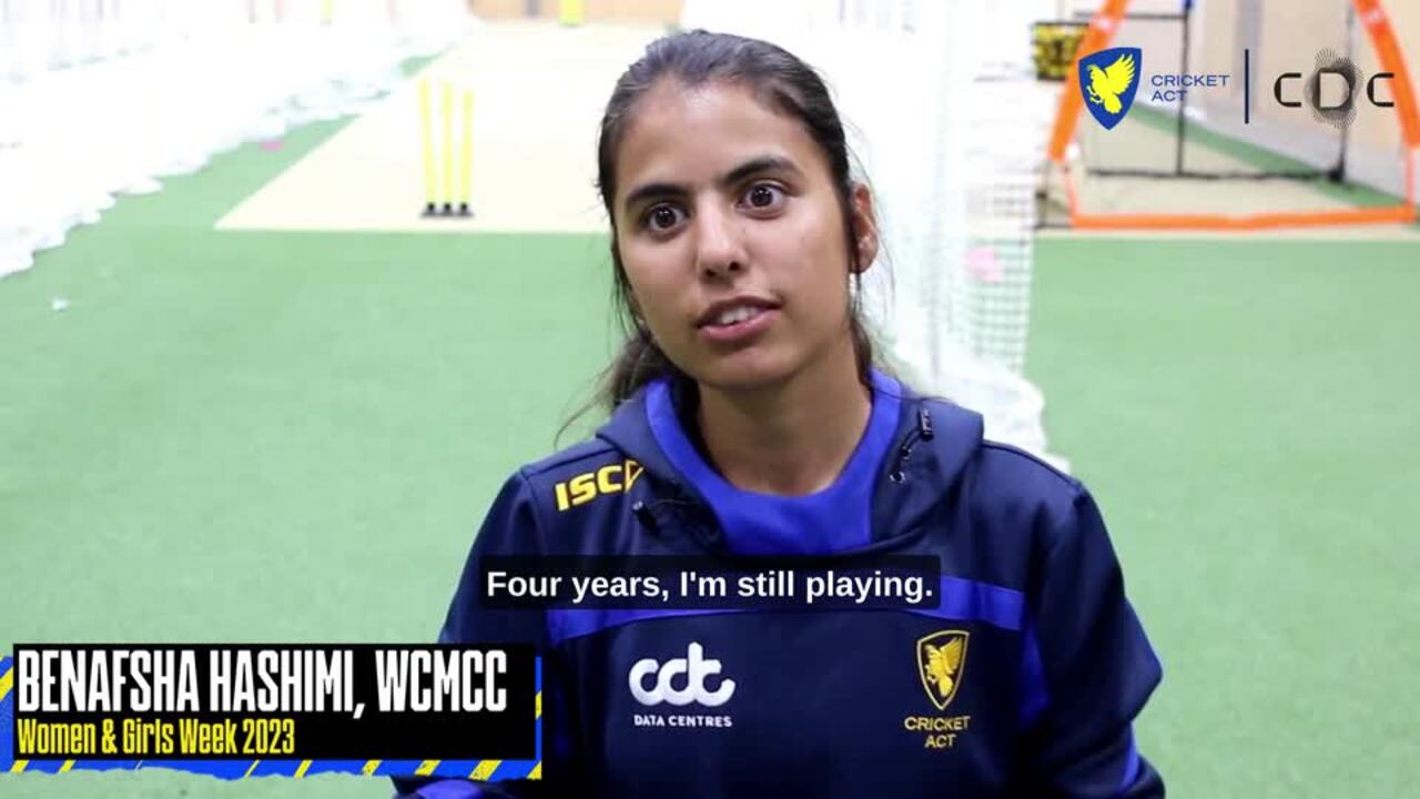 Benafsha Hashimi – Women & Girls Week 2023 | Cricket ACT