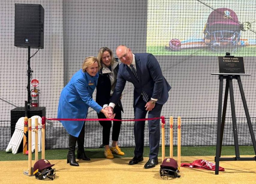 CACT Chair Greg Boorer & Australian allrounder Ellyse Perry officially ...